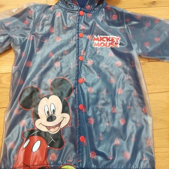 Disney | Jackets & Coats | Disney Mickey Mouse Toddler 3t Vinyl Rain ...